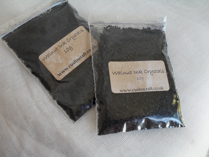 Natural Walnut Ink Crystals for Calligraphy, Distressing & Staining ...