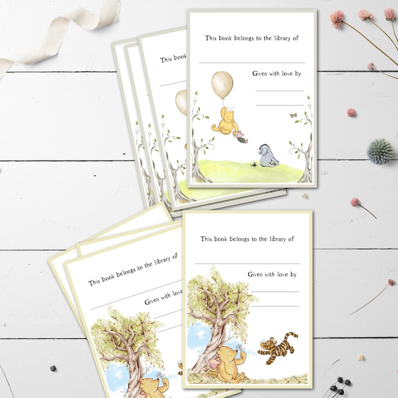 Book Sticker Plates - Etsy UK