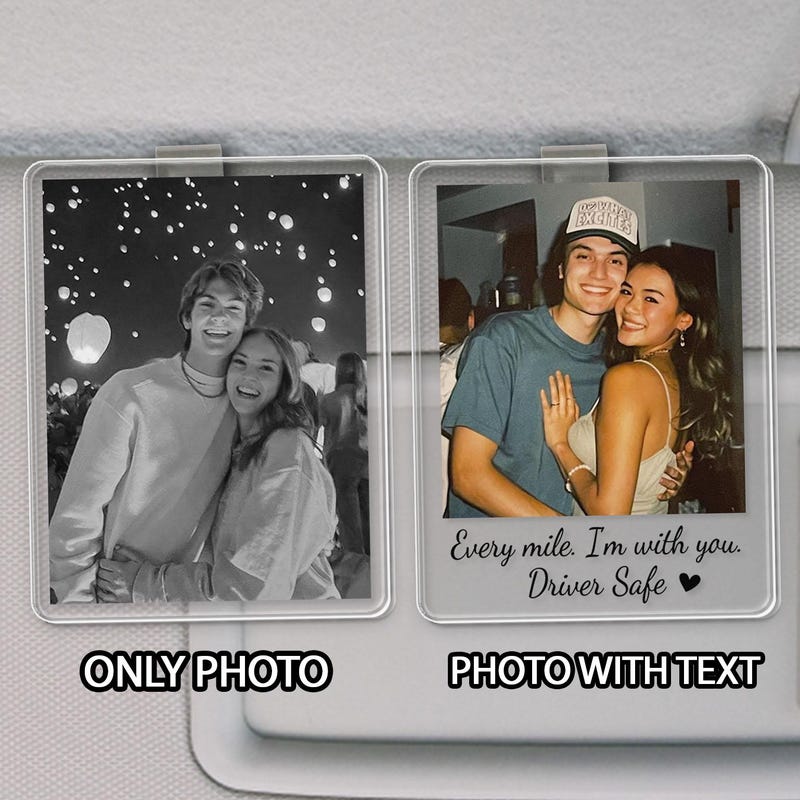 Photo Car Visor Frame - Etsy