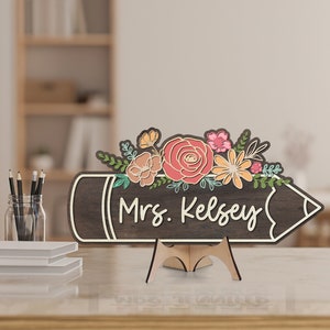 Teacher Gifts Personalized, Custom Teacher Sign, Teacher Appreciation ...