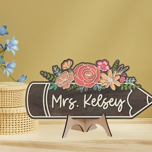 Teacher Gifts Personalized, Custom Teacher Sign, Teacher Appreciation ...