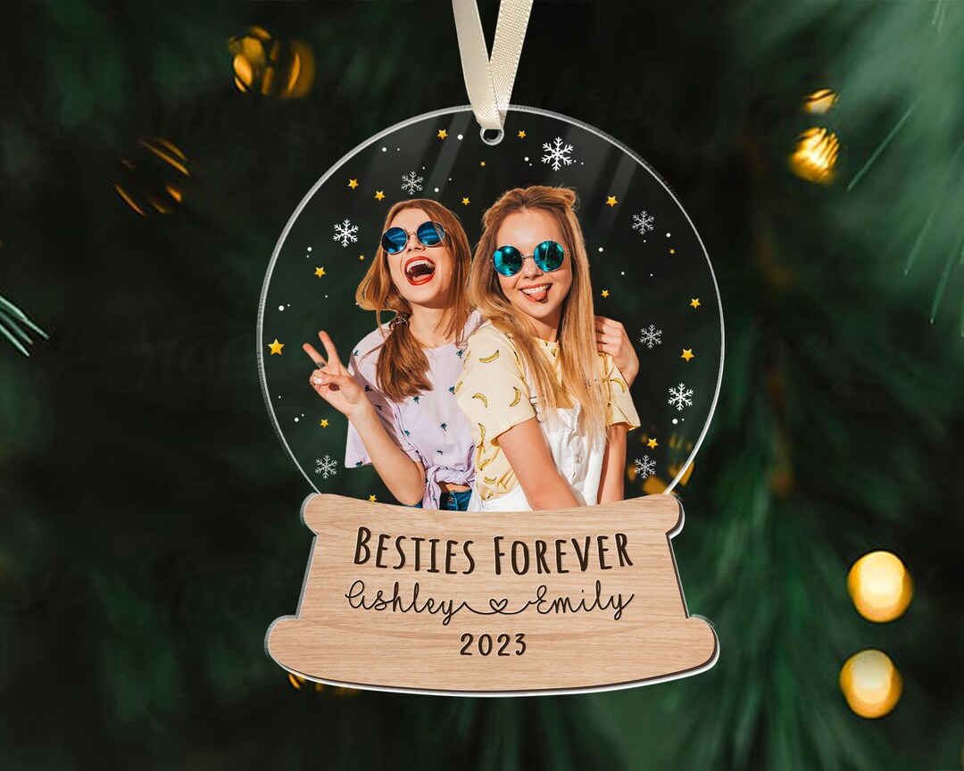 Best Friend Gifts, Besties Christmas Ornament, Best Friend Ornament ...