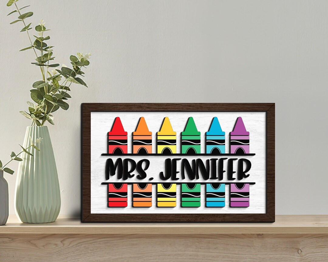 Teacher Gifts, Custom Teacher Name Sign, Teacher Appreciation Gifts ...