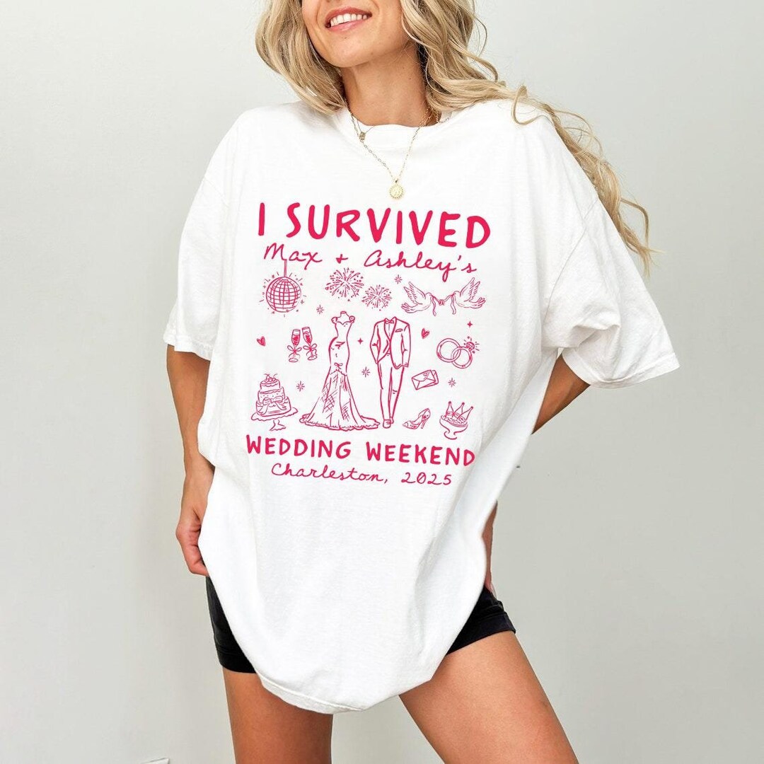 Custom Wedding Shirt, Team Matching Wedding Outfit Shirt, Tour Merch ...