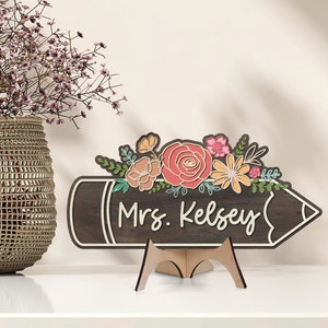 Teacher Gifts Personalized, Custom Teacher Sign, Teacher Appreciation ...