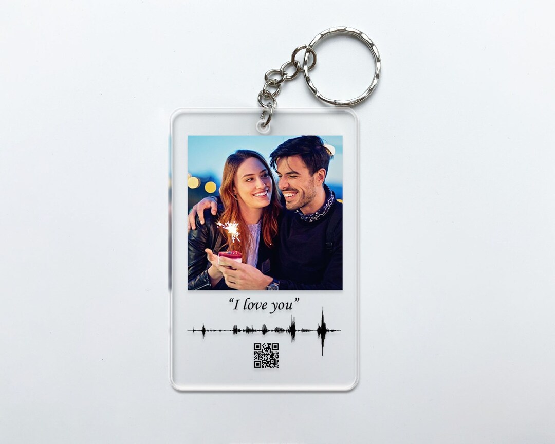 Custom Voice Recording Gift, Valentines Gift for Him, Couple Photo ...