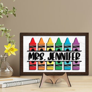 Teacher Gifts, Custom Teacher Name Sign, Teacher Appreciation Gifts ...
