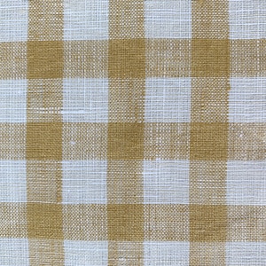 Linen Handkerchief SMALL Men and Women Brown Blue Navy Check Gingham ...