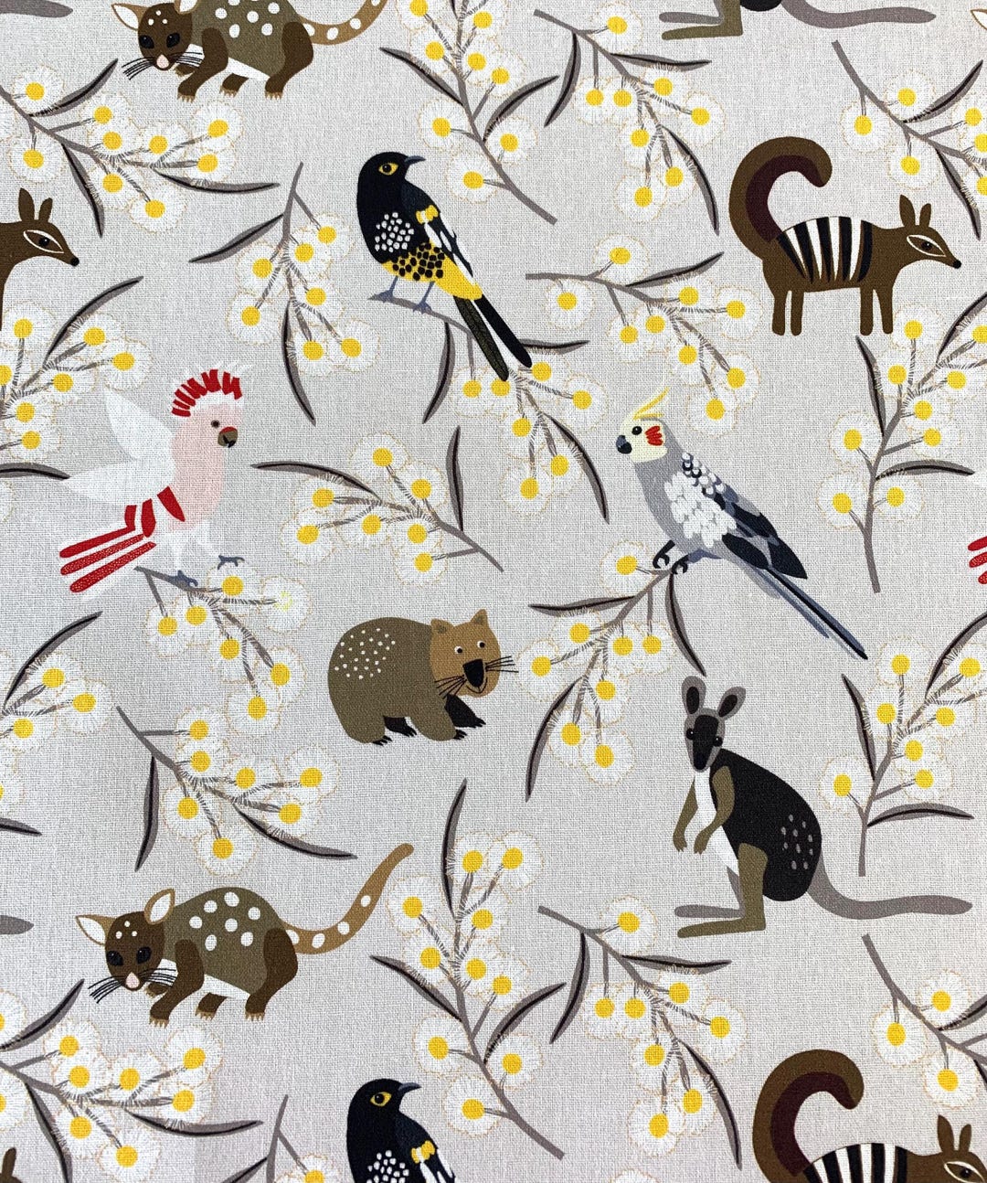 Australian Animals Mixed Handkerchief LARGE for Men and Women Cotton ...