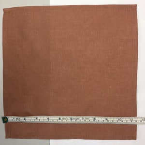 Linen Handkerchief SMALL Men and Women Brown Blue Navy Check Gingham ...