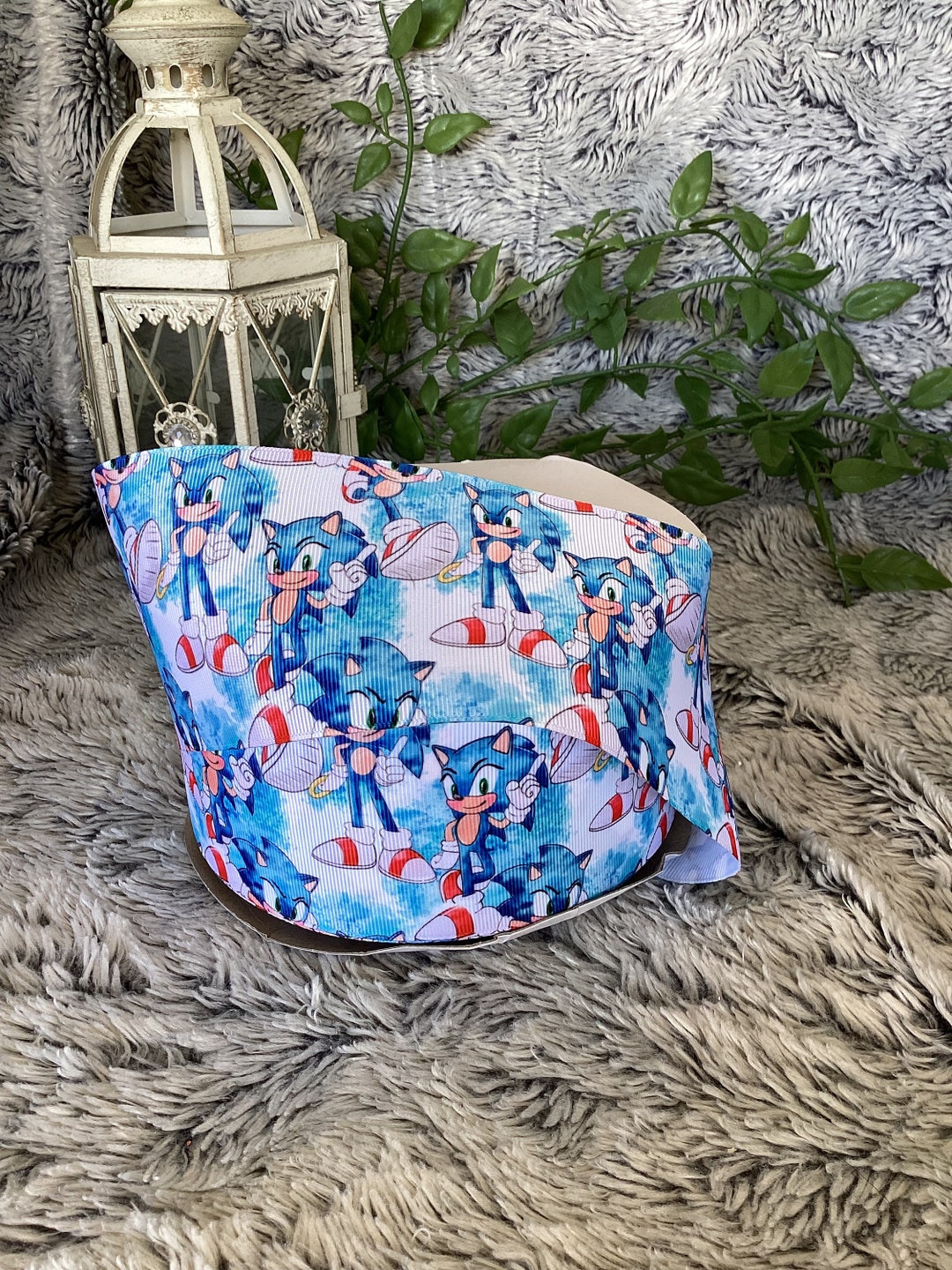 Blue Hedge Hog 3 Printed Ribbon - Etsy