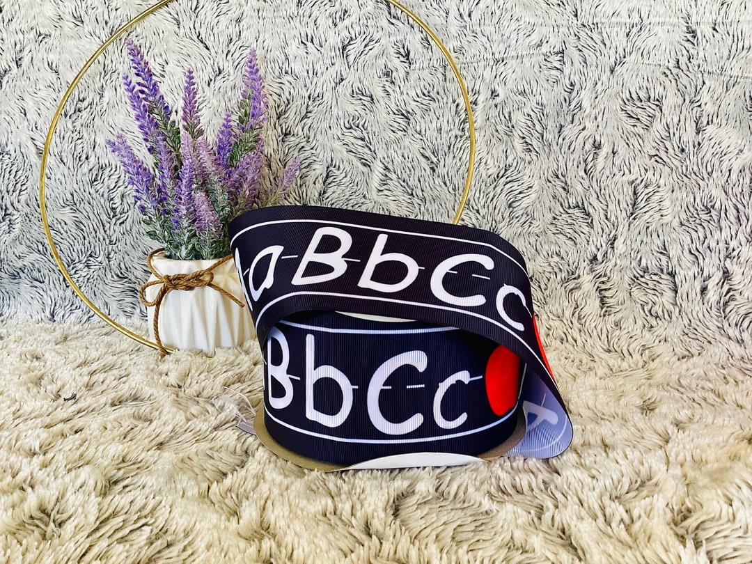 ABC Back to School 3” Grosgrain Ribbon - Etsy