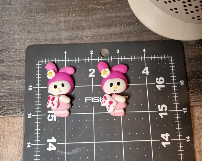 Pink Cat Friend Set of Clays. Pack of 2 - Etsy