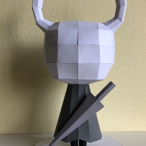 Hollow Knight Papercraft Figurine Beginner-friendly Low Poly Template ...