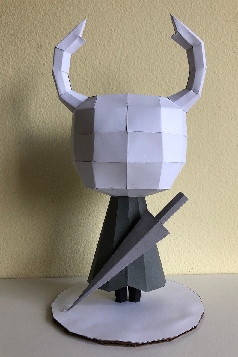 Hollow Knight Papercraft Figurine Beginner-friendly Low Poly Template ...