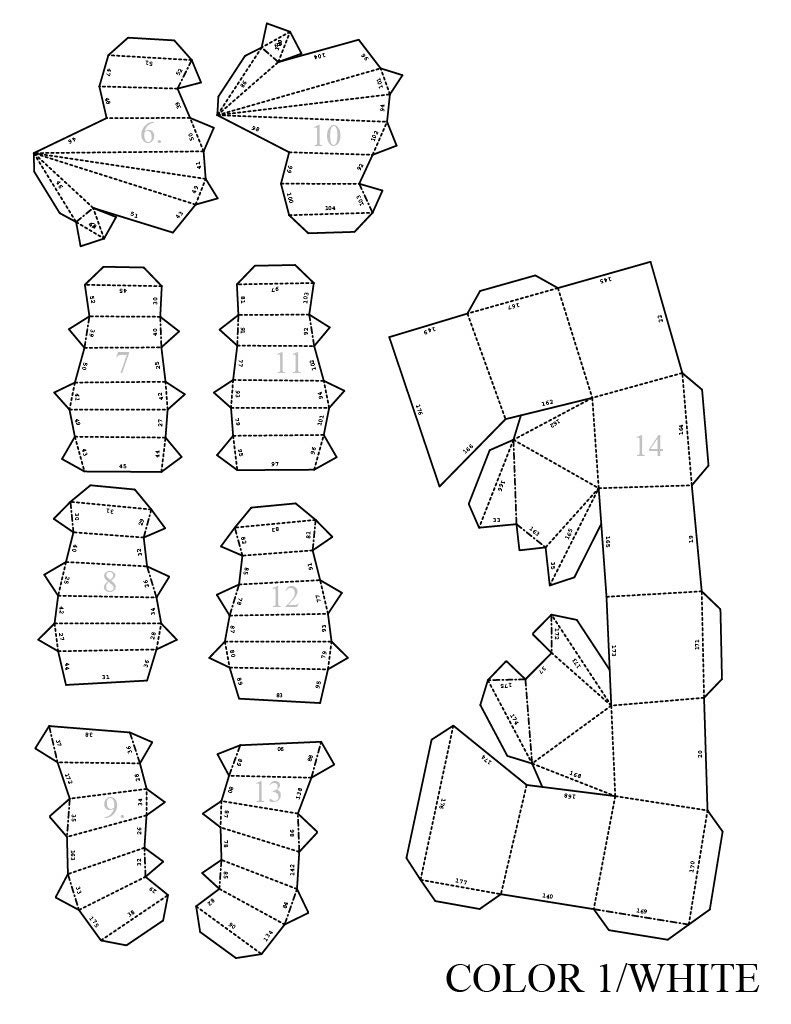 Hollow Knight Papercraft Figurine Beginner-friendly Low Poly Template ...