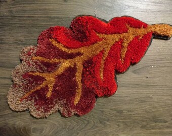 Autumn Leaf Rug - Etsy