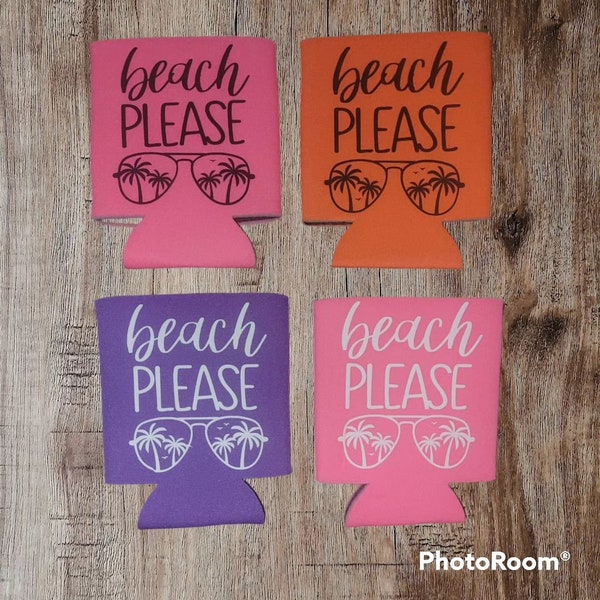 Beach Koozie - Etsy
