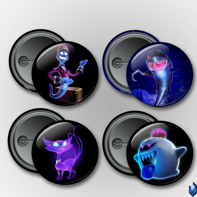 Luigi's Mansion 3 Steward Captain Fishook Polterkitty King - Etsy