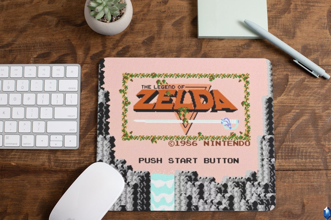 Legend of Zelda NES Mouse Pad Non-slip Computer Gaming Laptop PC Retro ...