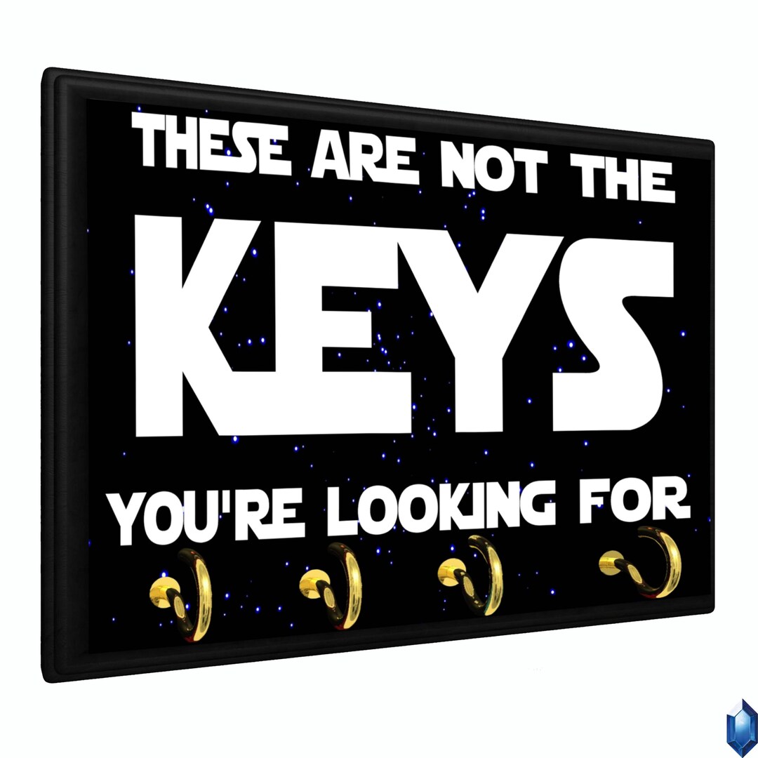 Star Wars Key Holder Keys Organizer Hanger Wall Mount Jedi Sith Force ...