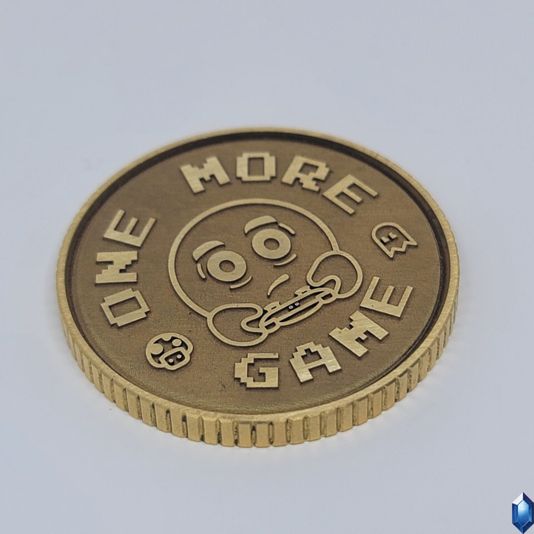 One More Game Bedtime Destiny Metal Coin Collectible Challenge Coin EDC ...
