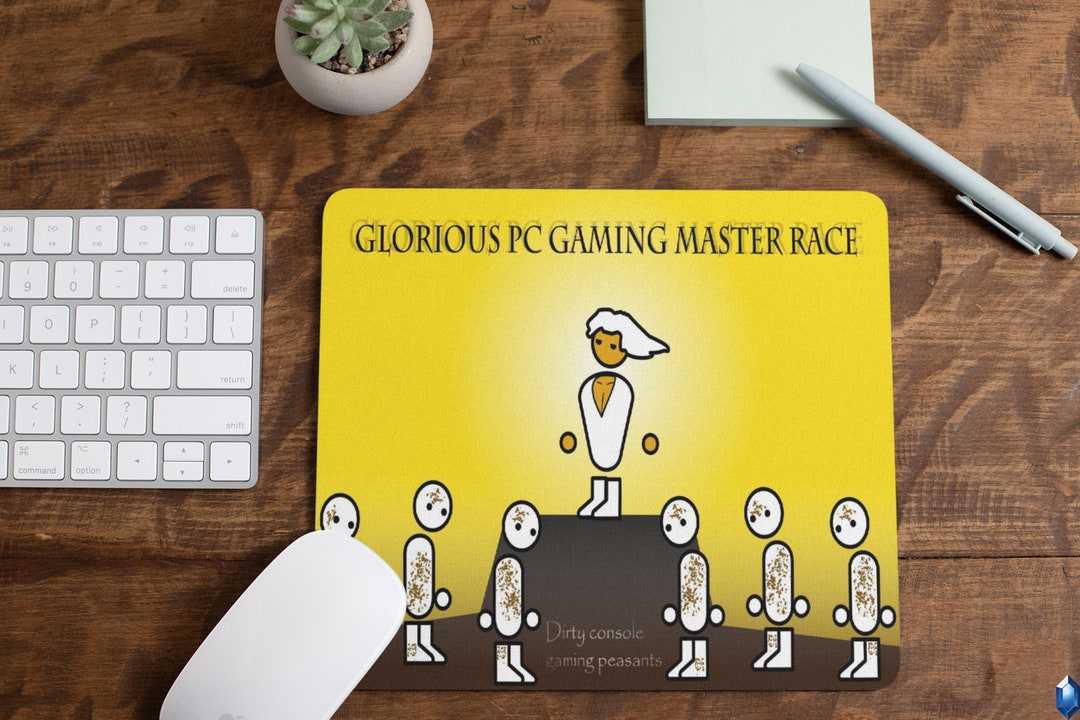 PC Master Race Mouse Pad Non-slip Computer Gaming Laptop PC Waterproof ...