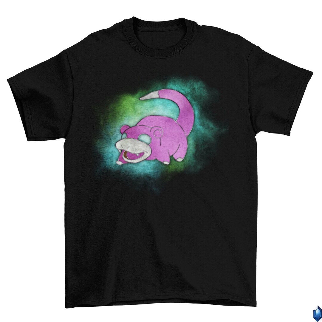 Slowpoke Galaxy Background T-shirt Unisex Cotton TV Sizes Video Game ...