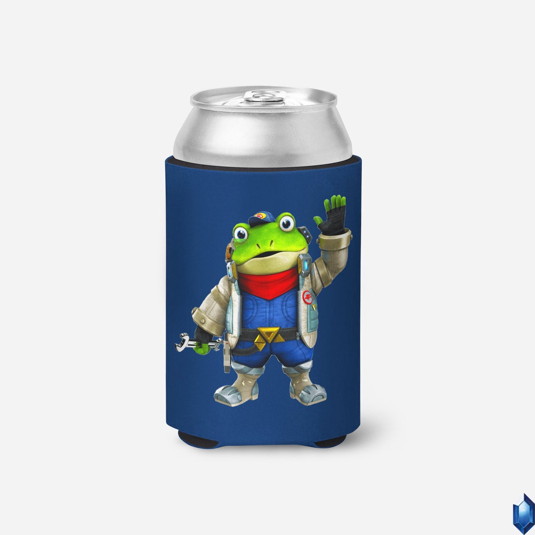 Starfox Slippy Toad Cooler Cozie Gift Beer Can Video Game Switch 2022 ...