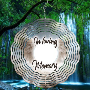 In Loving Memory V19 3, 6, & 10inch Wind Spinners Birthday Christmas ...