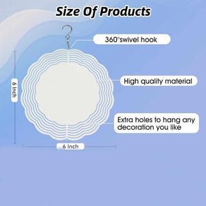 In Loving Memory V2 3, 6, & 10inch Wind Spinners Birthday Christmas ...