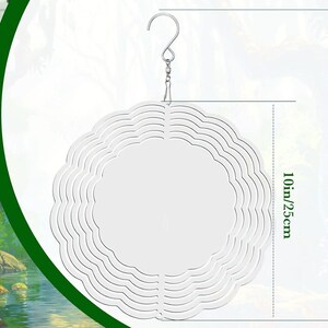 In Loving Memory V19 3, 6, & 10inch Wind Spinners Birthday Christmas ...