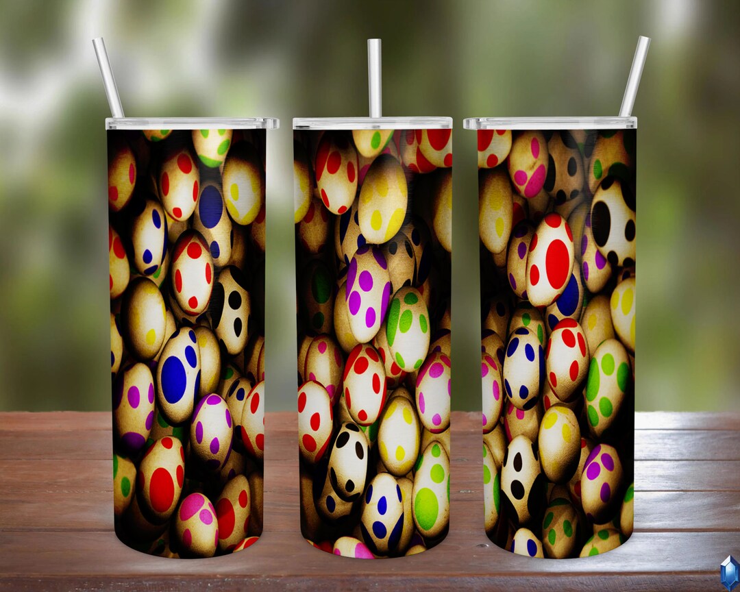 Yoshi Egg Collage 20oz 30oz Stainless Steel Tumbler Straw Lid Video ...