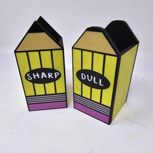 Sharp & Dull Pencil Holder Classroom Decor Back to School Teacher ...