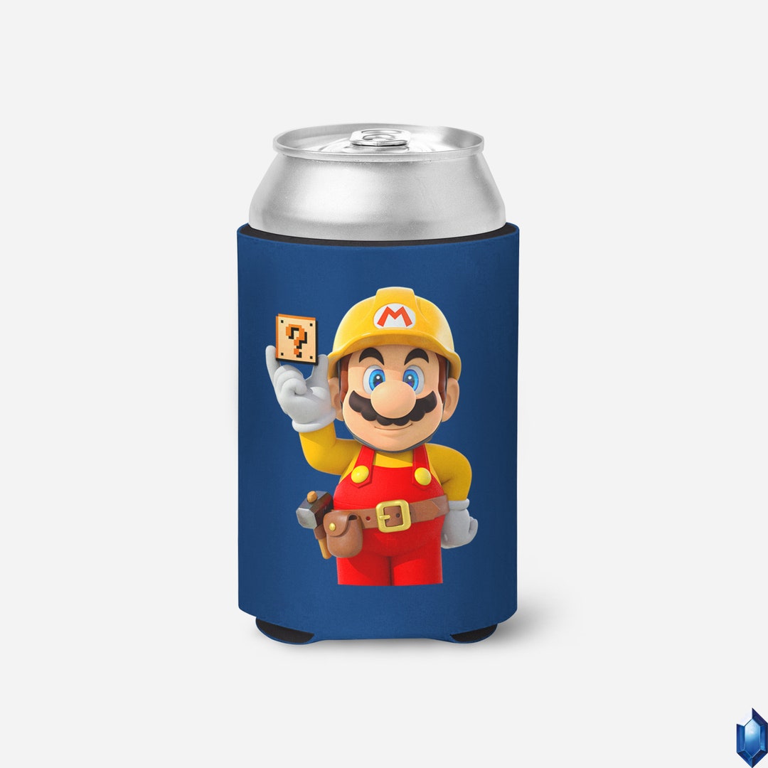 Mario Maker 2 Cooler Cozie Gift Beer Can Colors Video Game Switch 2022 ...