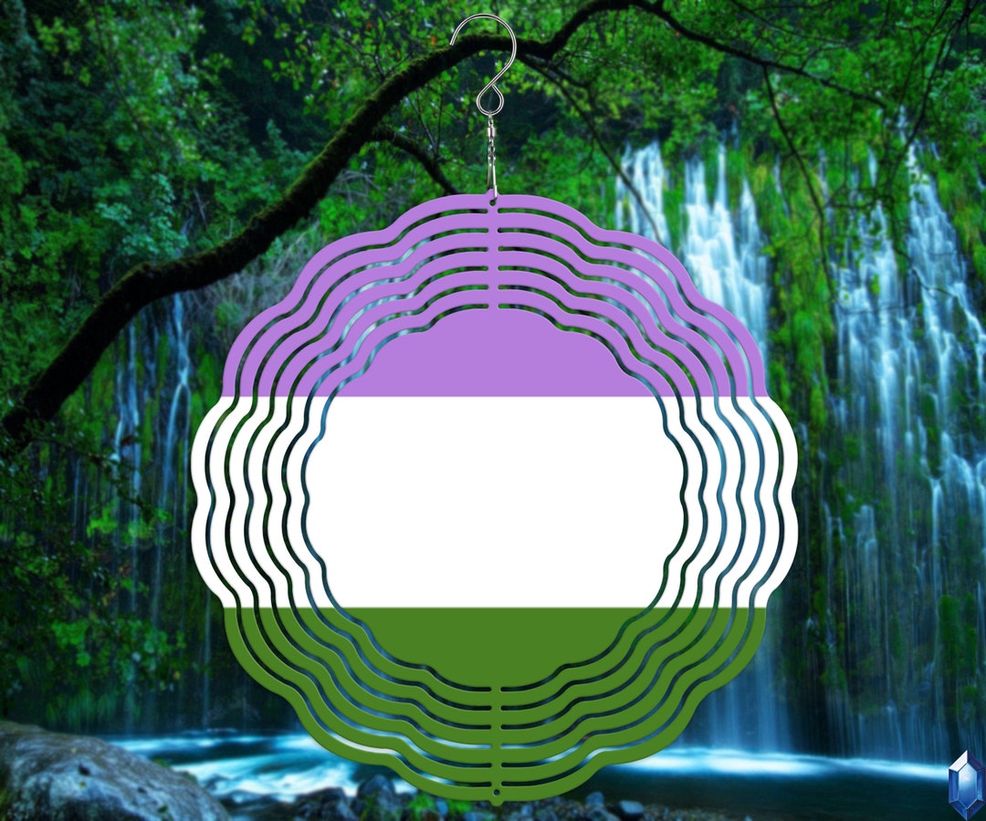 Genderqueer Pride Flag 3, 6, & 10inch Wind Spinners LGBTQIA+ Community ...