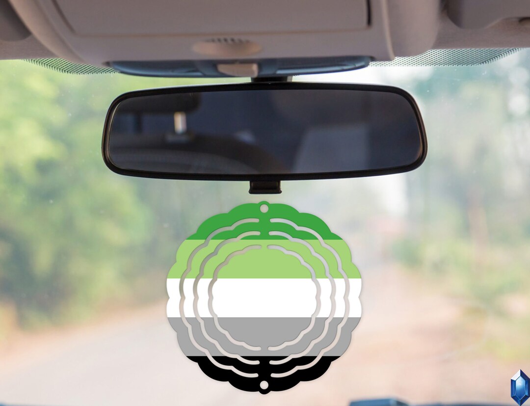 Aromantic Pride Flag Mini Wind Spinner LGBTQIA Community Show Your Love ...