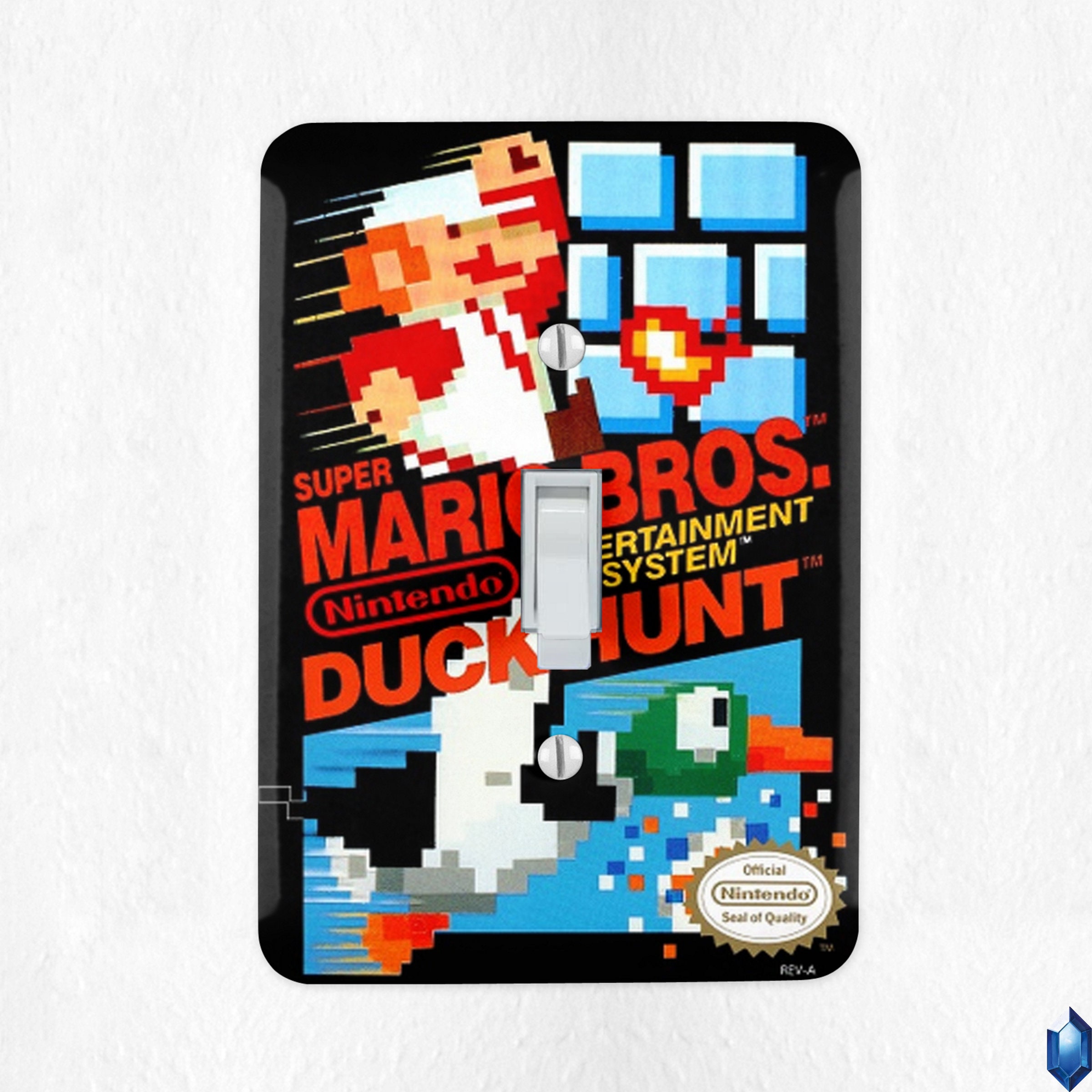Super Mario Duck Hunt Light Switch Cover Plate Duplex Outlet Video Game ...