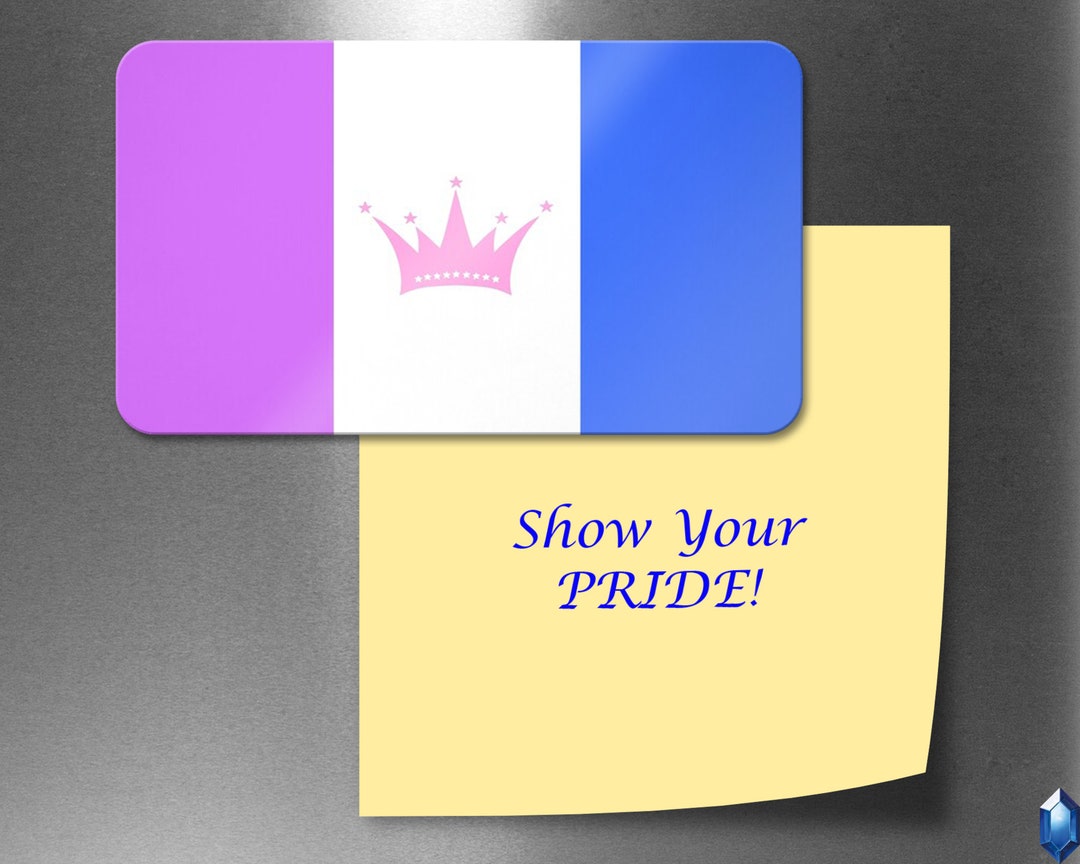 Drag Pride Flag Fridge Magnet LGBTQIA Community Show Your Love Equality ...