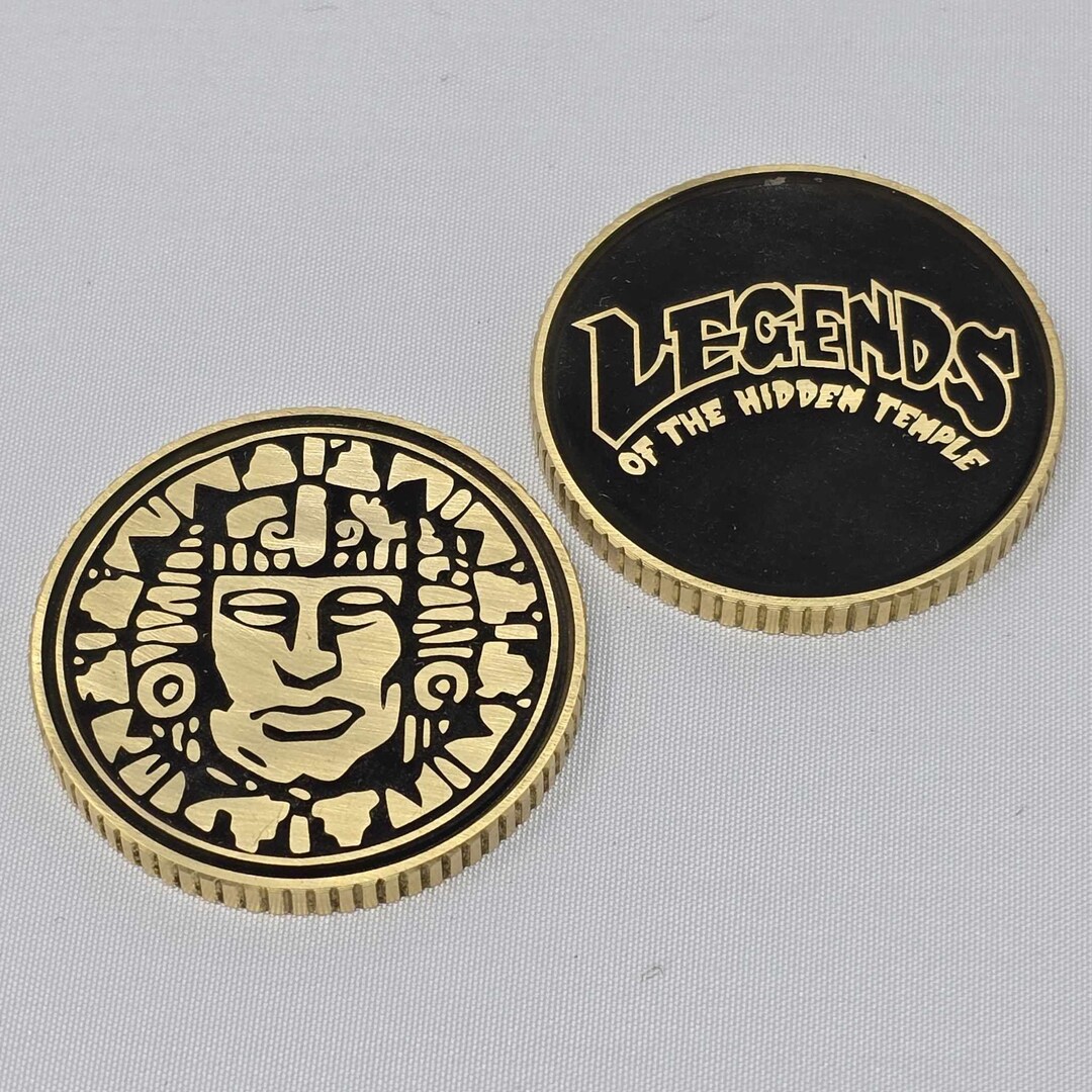 Legends of the Hidden Temple Olmec Metal Coin Collectible Challenge ...