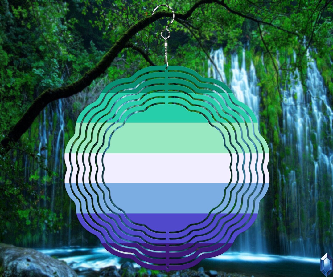 Gay Men Pride Flag 3, 6, & 10inch Wind Spinners LGBTQIA+ Community Show ...