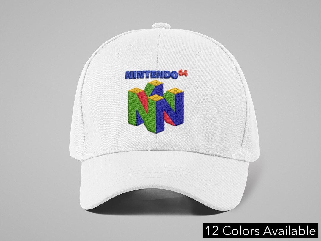 N64 Hat Adjustable Gamer Colors Mario Luigi Video Games Zelda DK Bowser ...