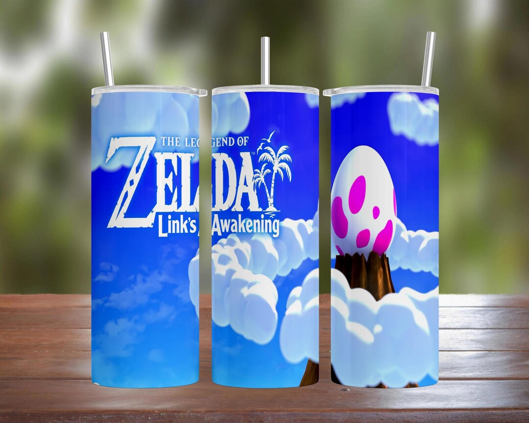 Zelda Link's Awakening 3D 20oz 30oz Stainless Steel Tumbler W/ Straw ...