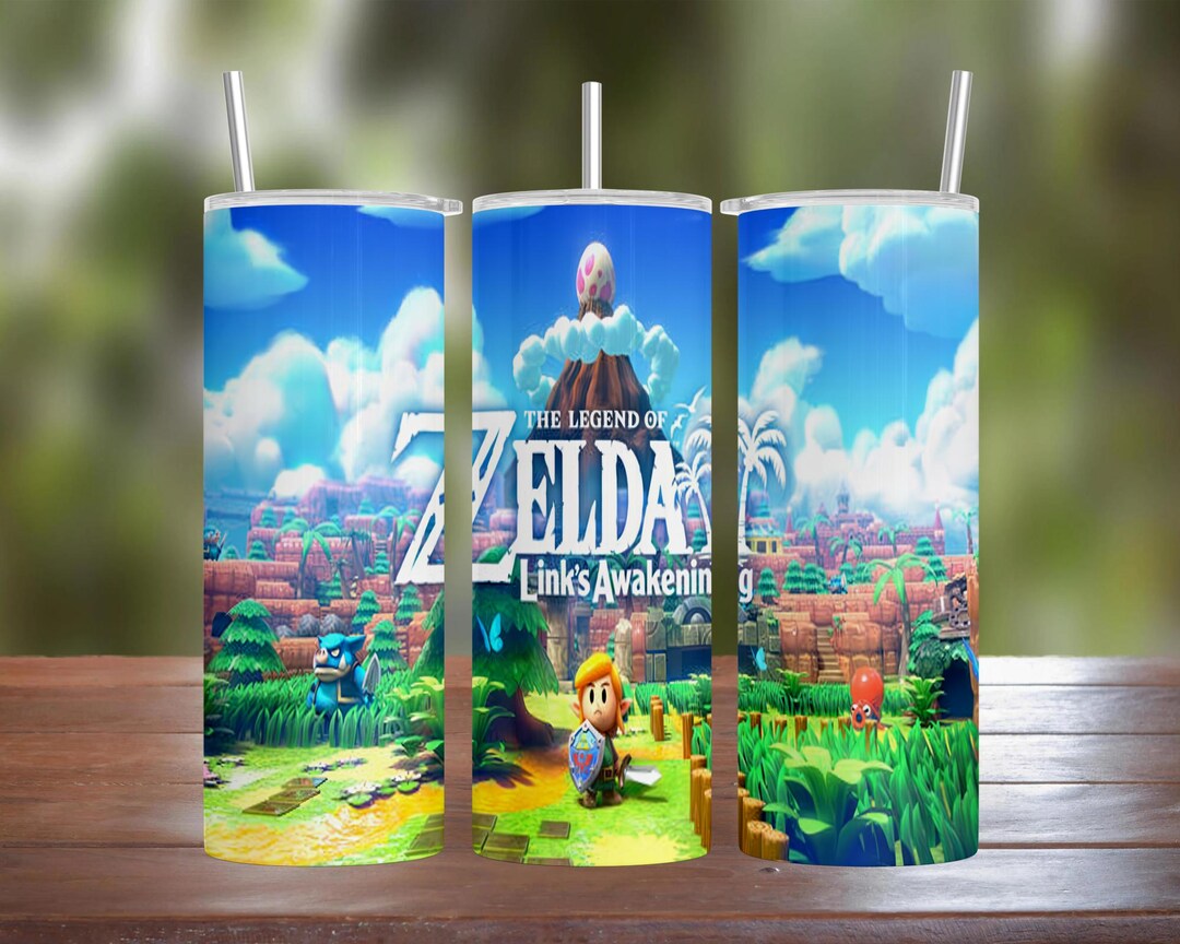 Zelda Link's Awakening 20oz 30oz Stainless Steel Tumbler W/ Straw & Lid ...