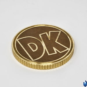 Donkey Kong Metal Coin Collectible Challenge Coin EDC Brass Diddy Kong ...