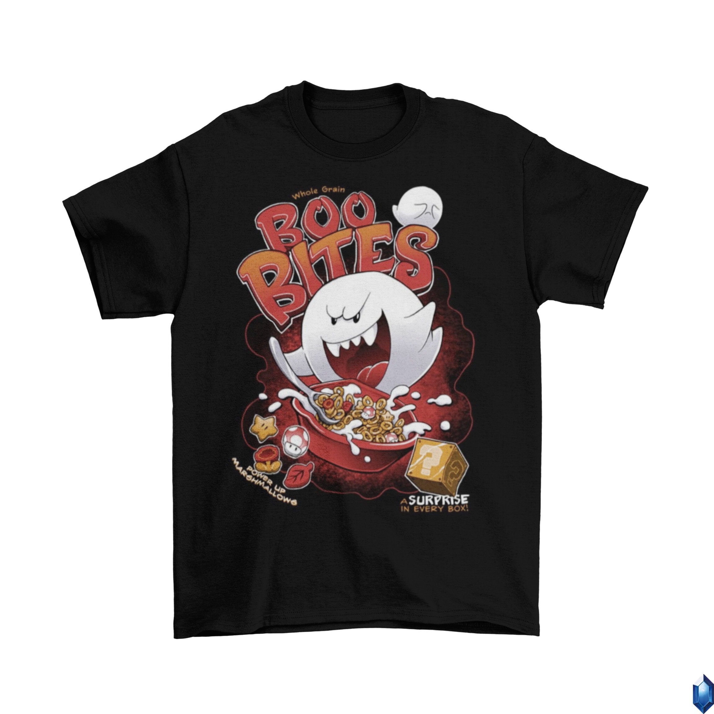 Nintendo Boo Bites Cereal T-shirt Unisex Cotton Funny Sizes - Etsy