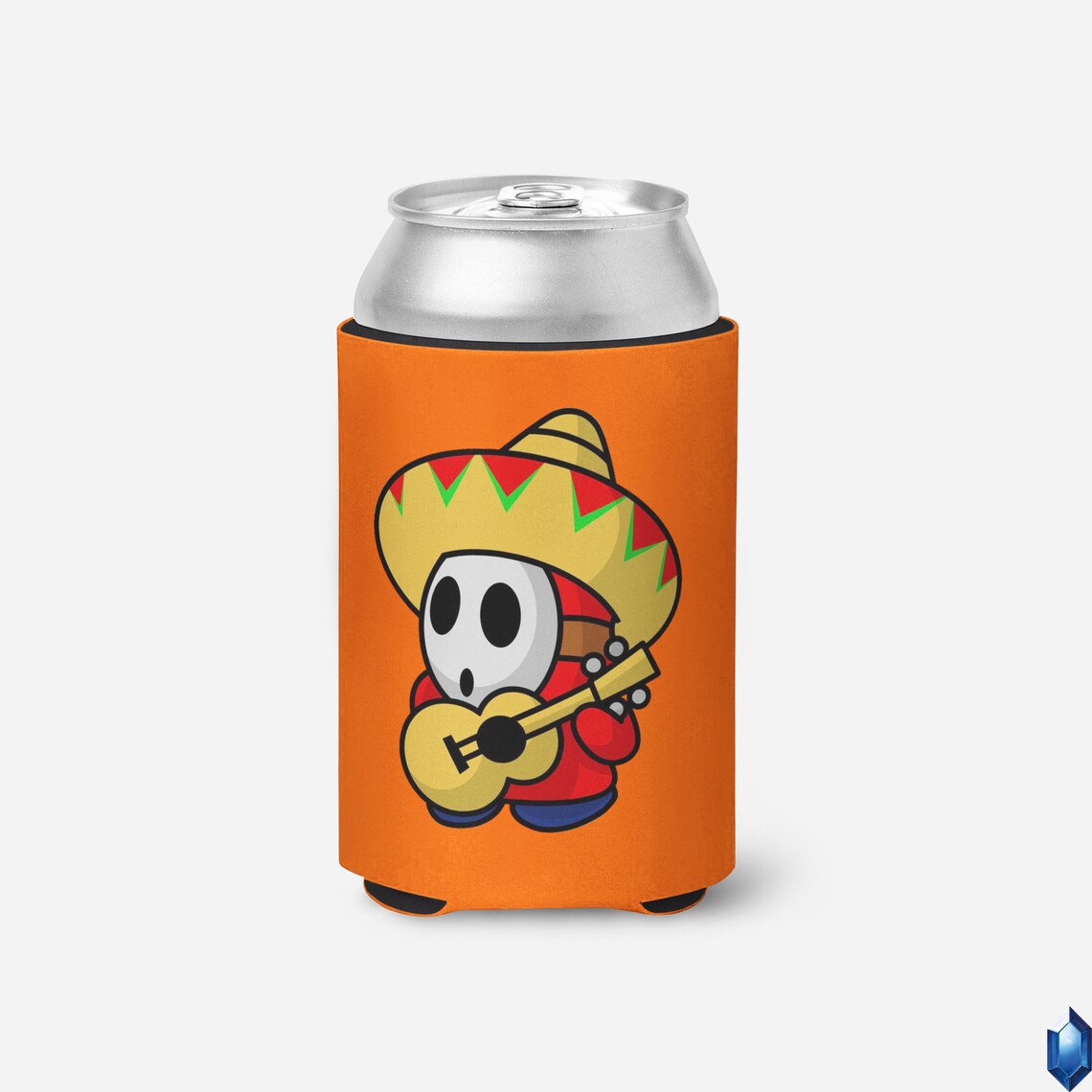 Shy Guy Sombrero Mario Cooler Cozie Gift Beer Can Video Game - Etsy