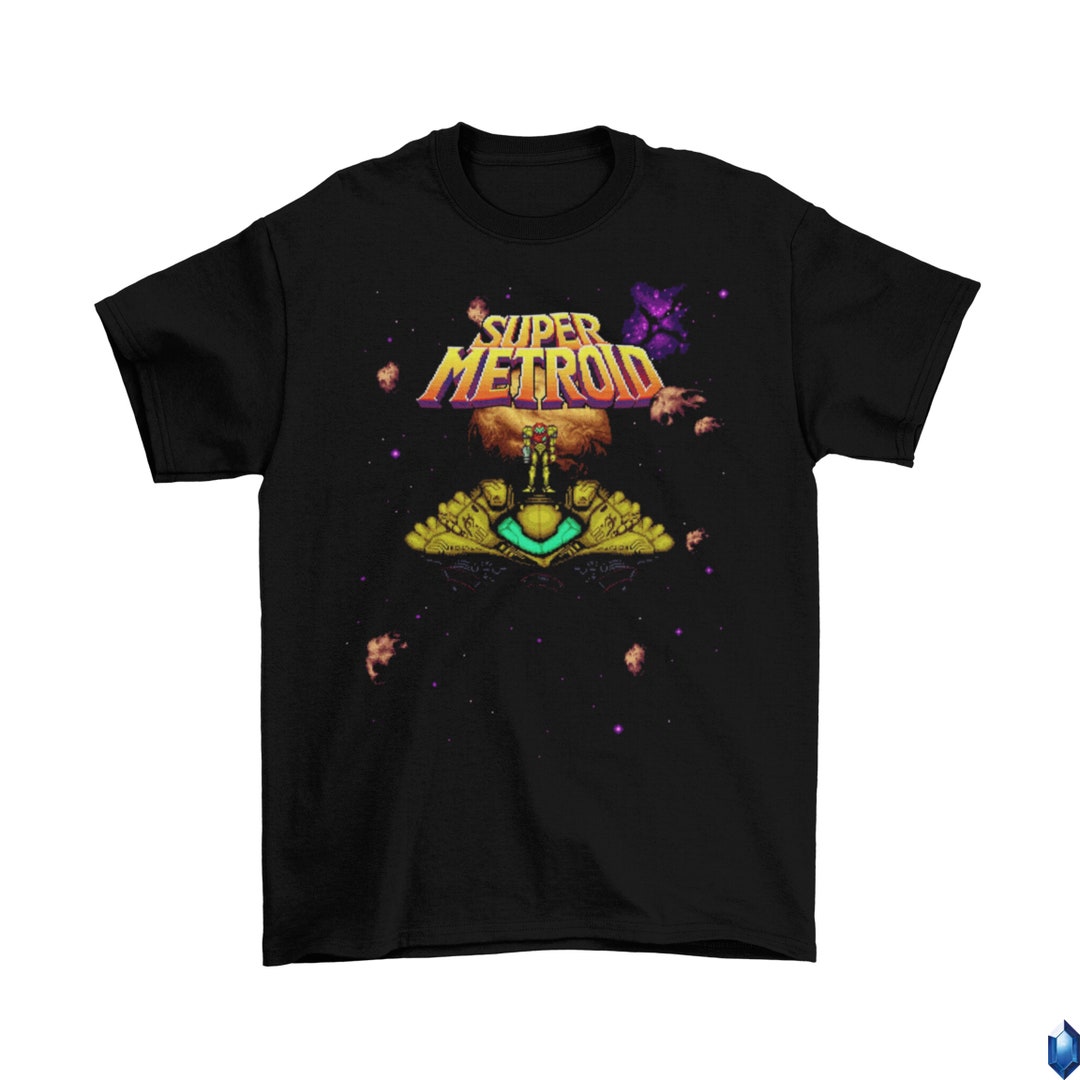 Super Metroid T-shirt Unisex Adult Funny Sizes Samus Aran Retro NES ...