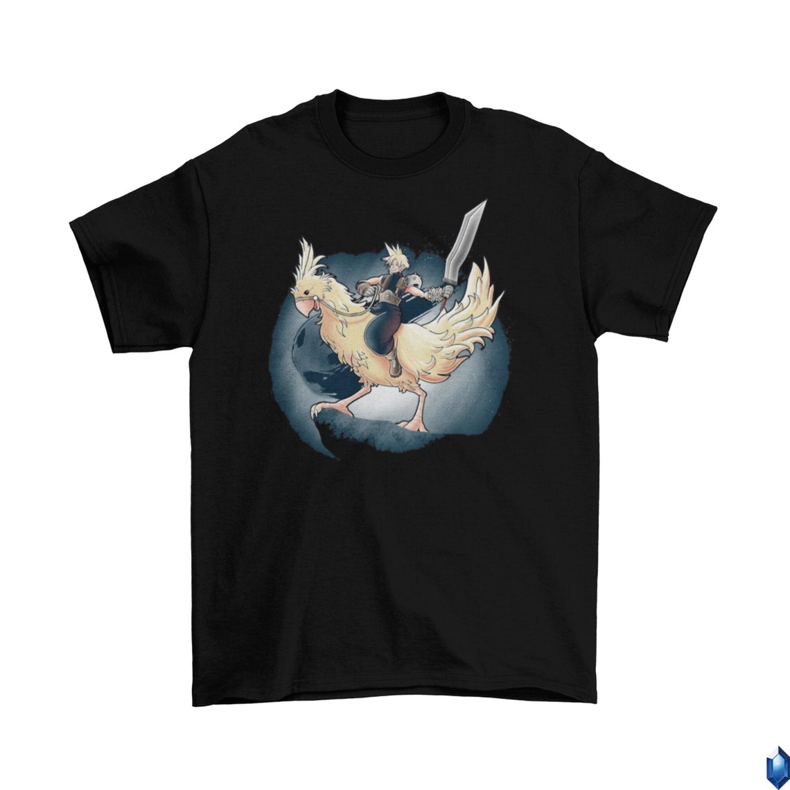 Final Fantasy 7 Cloud Riding Chocobo T-shirt Unisex Cotton - Etsy