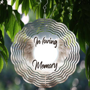 In Loving Memory V19 3, 6, & 10inch Wind Spinners Birthday Christmas ...